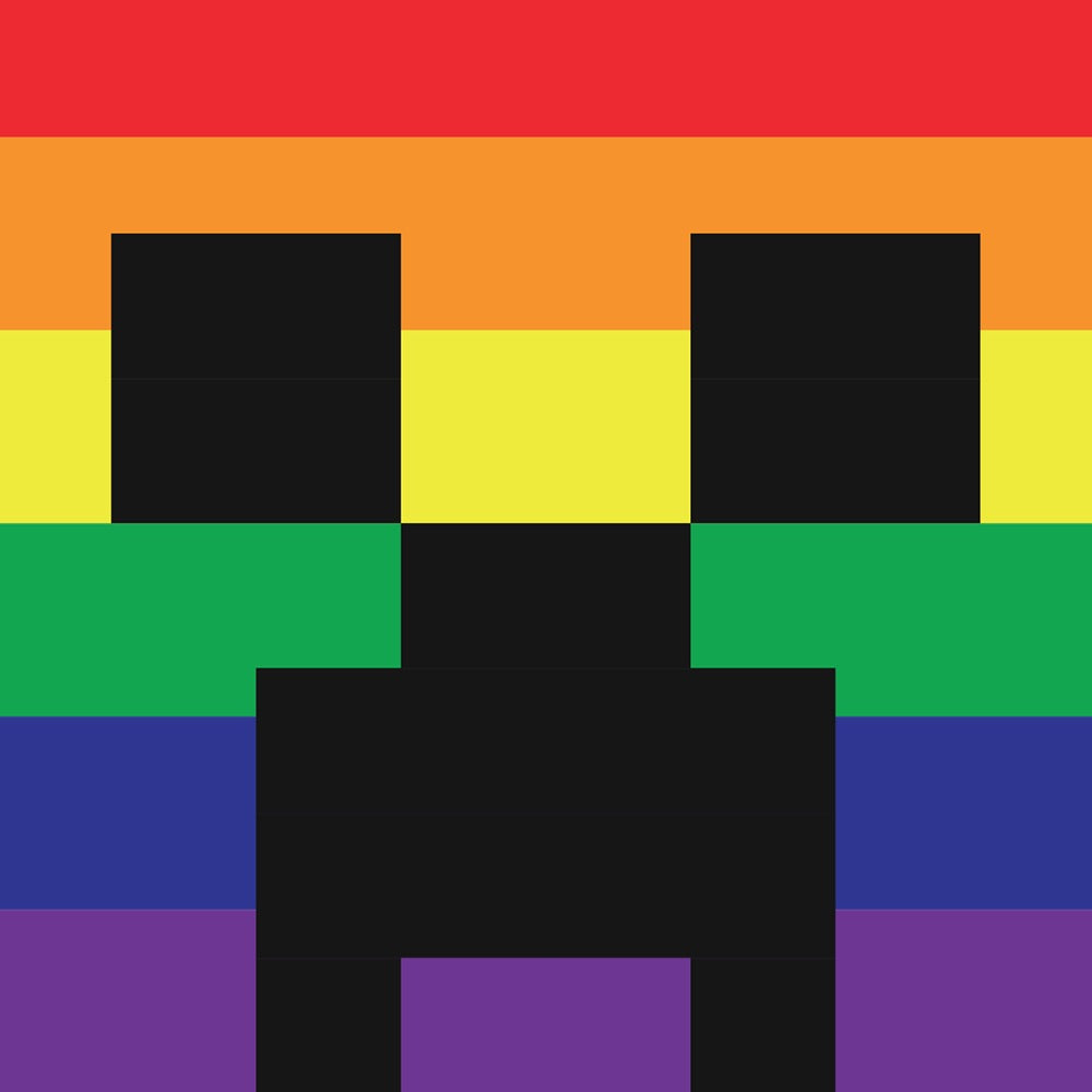 Rainbow Minecraft Logo Minecraft Neon By Rainbow Swag Bro On